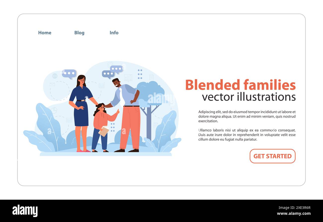 Step-parent Relationship Concept. A young girl bonds with her stepdad ...