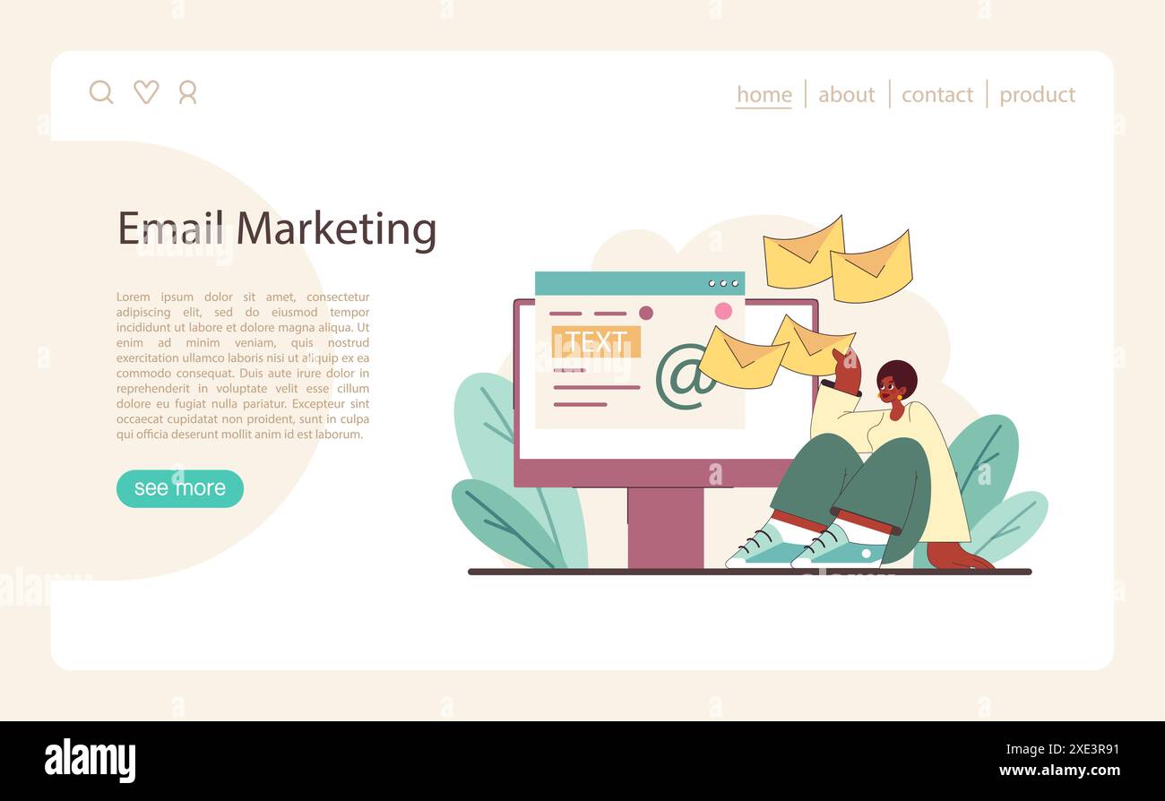 Direct dialogue campaign Stock Vector Images - Alamy