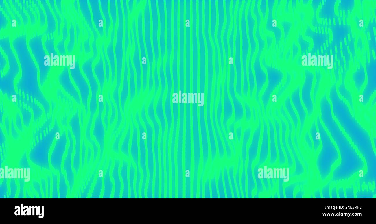 Image of green neon lights over blue background Stock Photo - Alamy