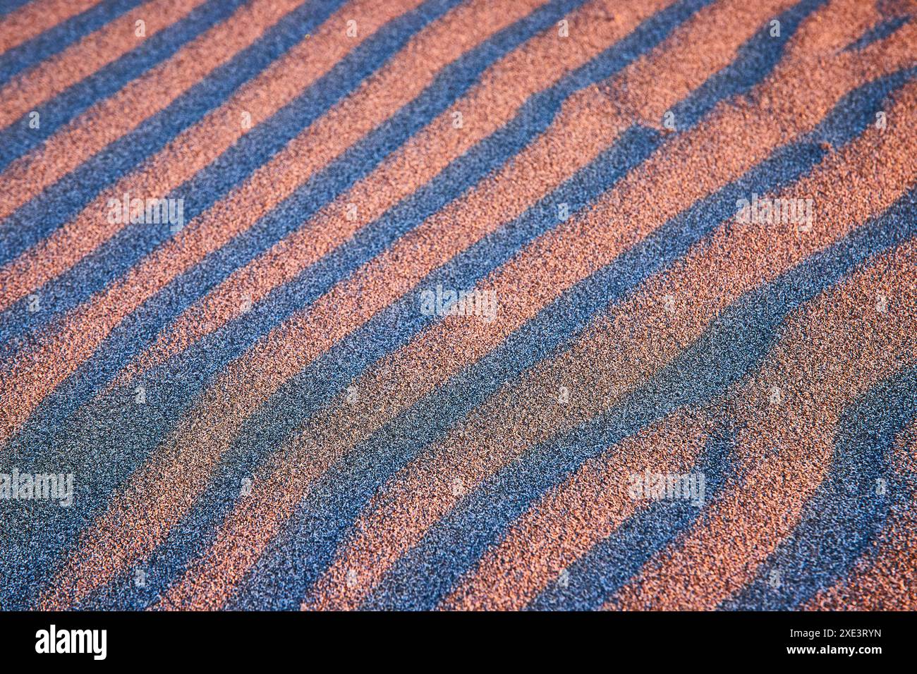 Sand Patterns in Shadow and Light Contrast from Above Stock Photo - Alamy