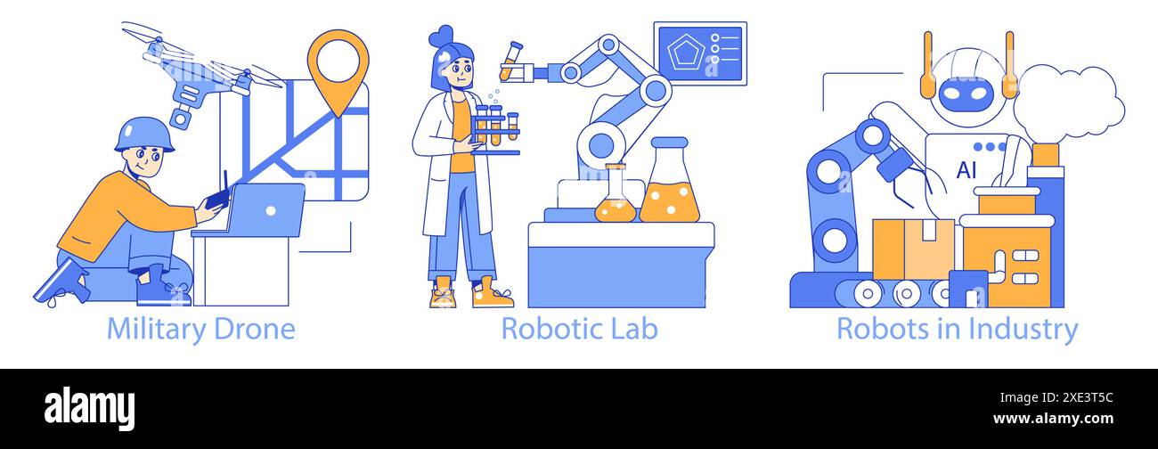 Military innovation and advancement Stock Vector Images - Alamy