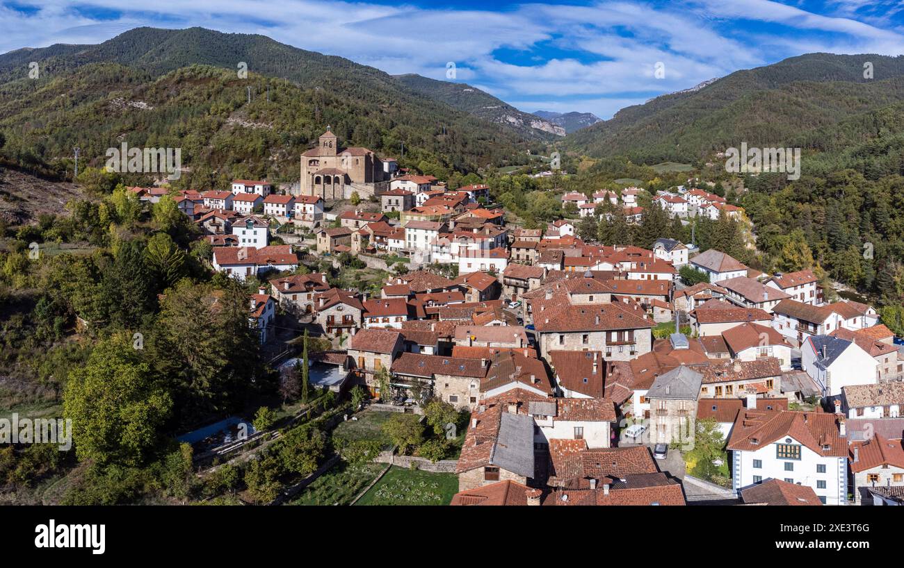 Town of Roncal Stock Photo - Alamy