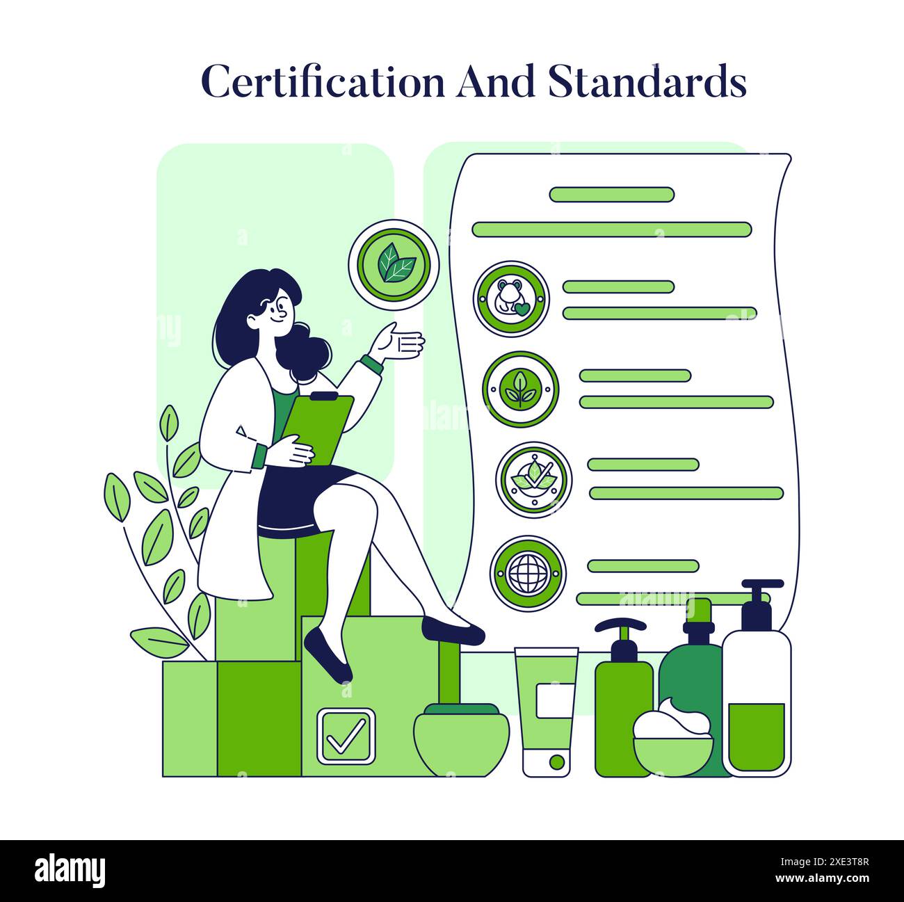 Cream standards Stock Vector Images - Alamy
