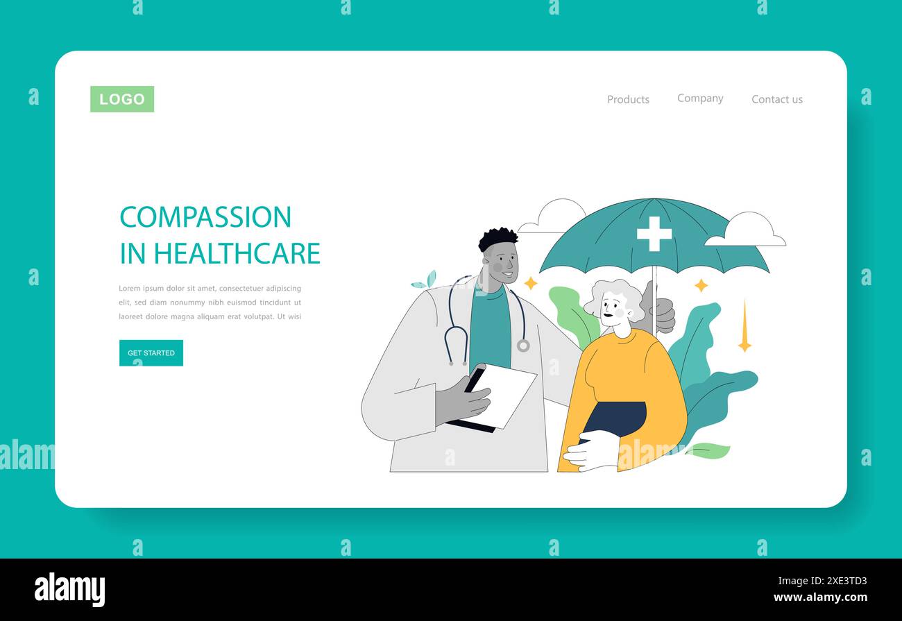 Senior physician provides guidance Stock Vector Images - Alamy