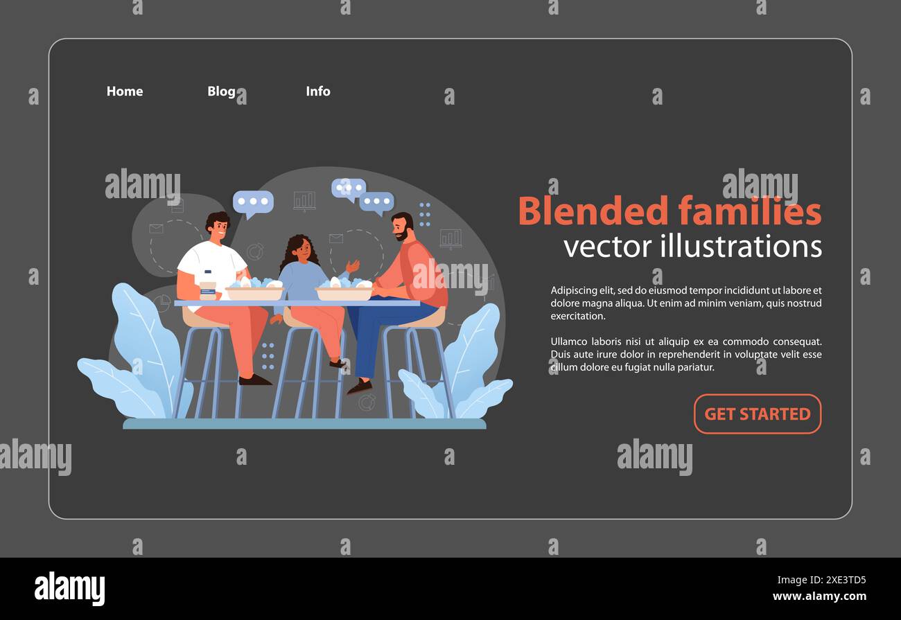 Modern Family Dynamics Concept. Two loving dads enjoy a meal with their ...