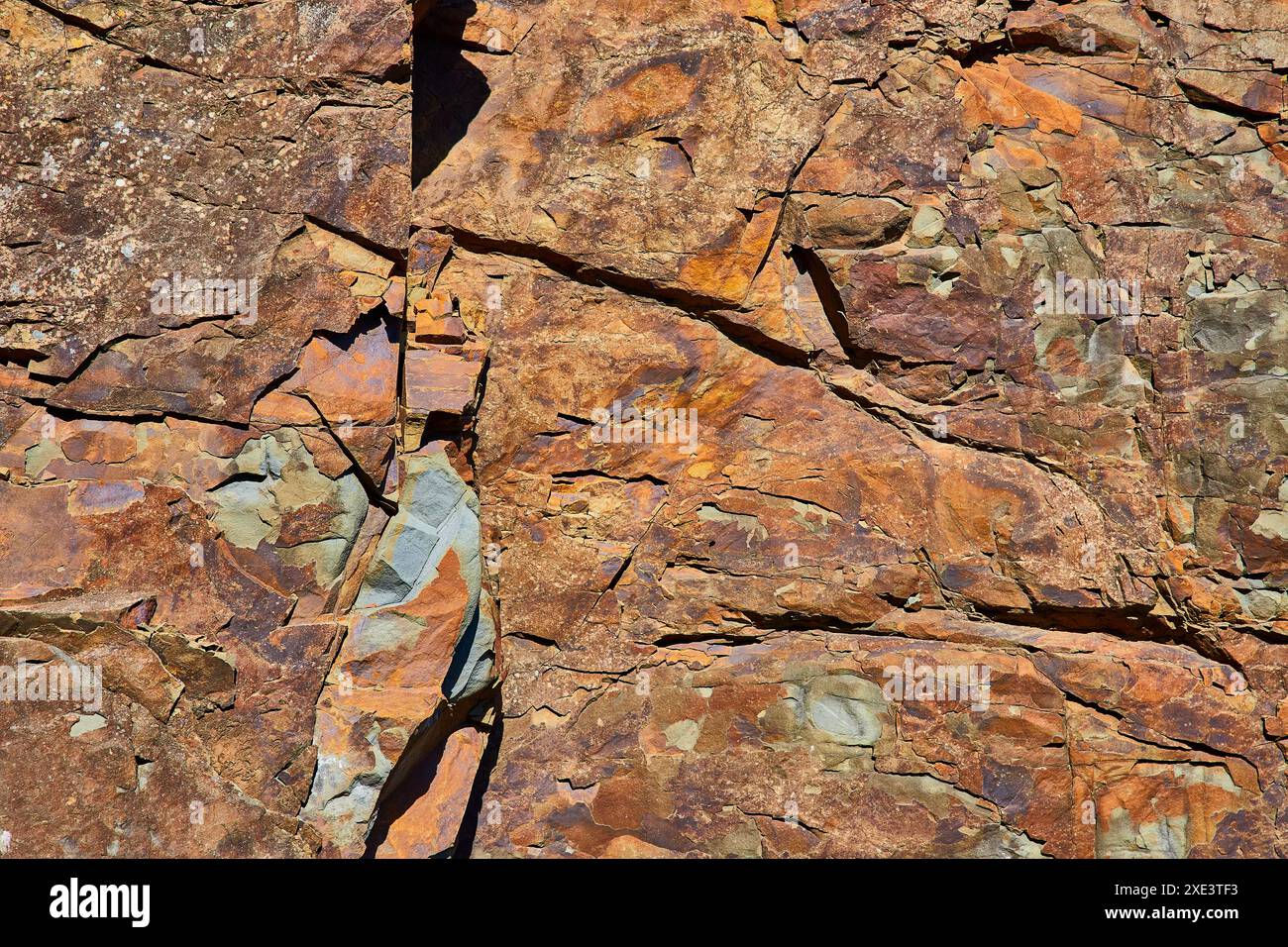Rugged Rock Face Texture Close-Up at Eye Level Stock Photo - Alamy