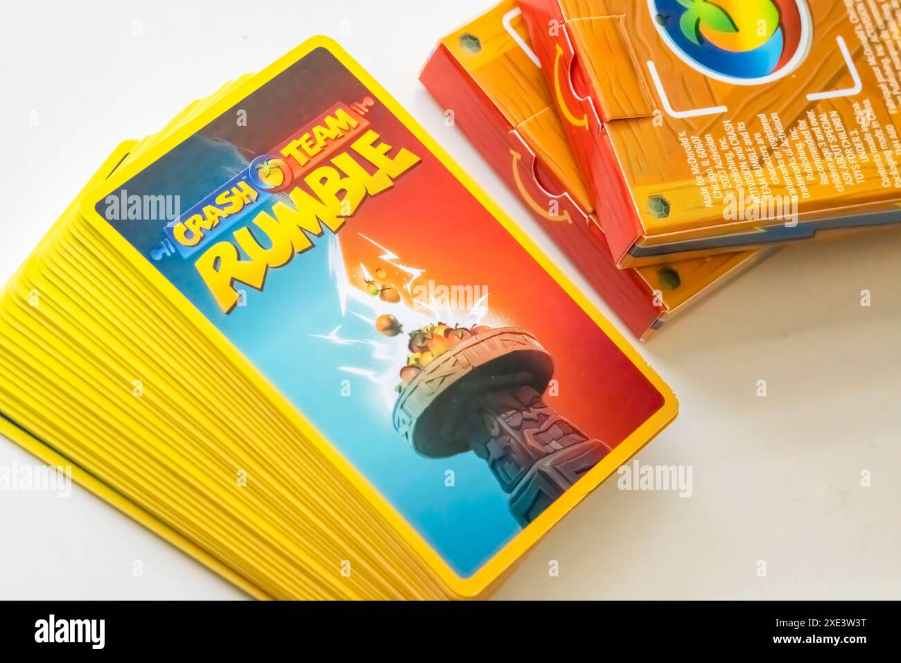 Calgary, Alberta, Canada. Dec 18, 2023. close up to a Crash Bandicoot ...