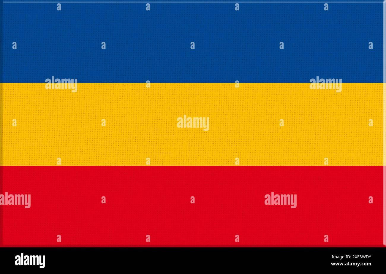 Flag of Grand Duchy of Mecklenburg-Strelitz. Historical flag of the ...