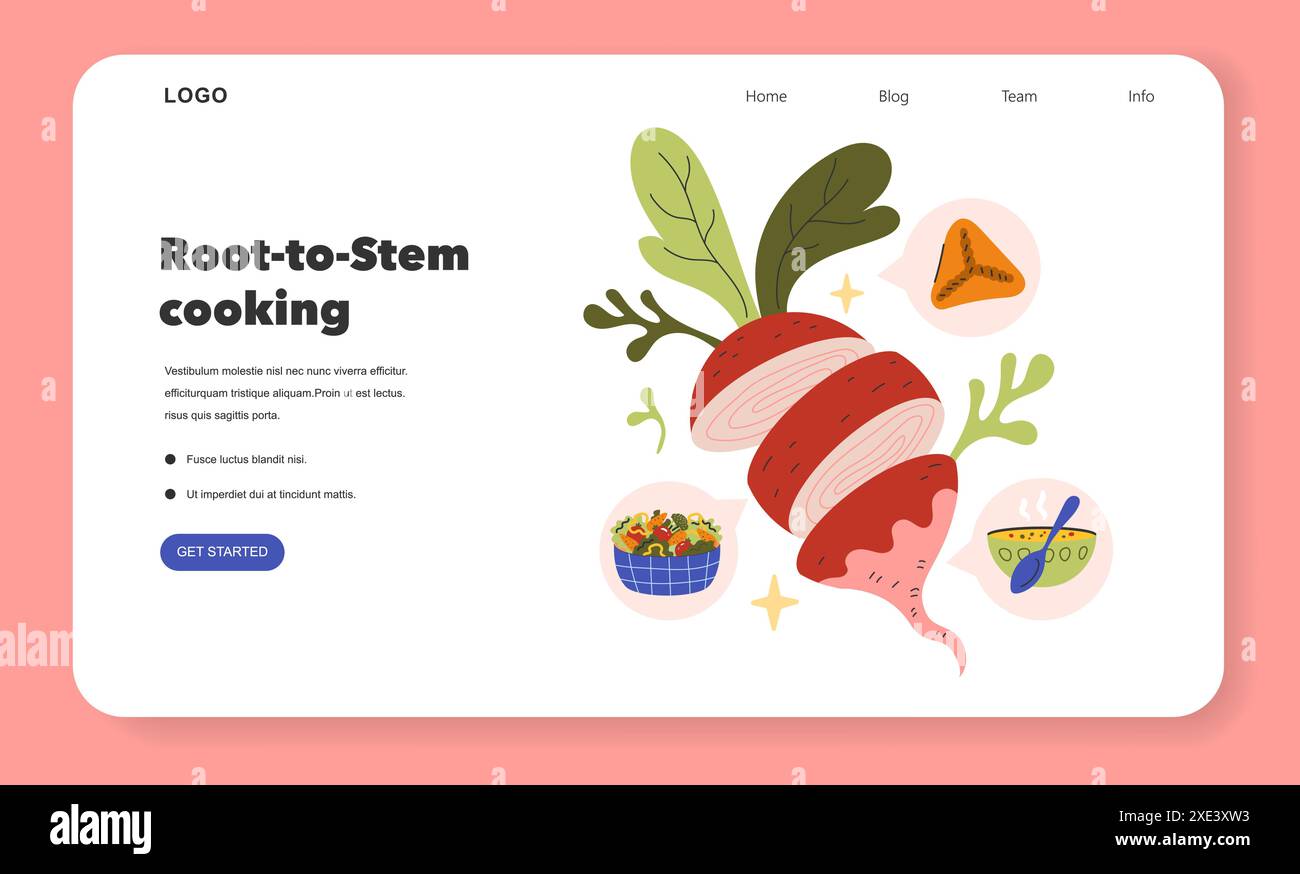 Root-to-Stem Cooking concept. Sustainable culinary practice using all ...