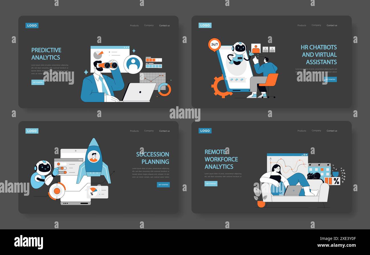 Predictive analytics solutions Stock Vector Images - Alamy