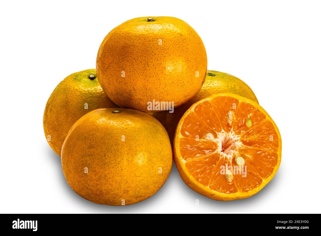 Side view pile of fresh ripe sweet oranges Stock Photo - Alamy