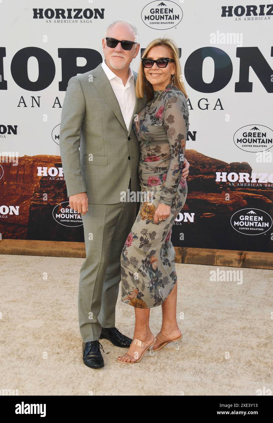 LOS ANGELES, CALIFORNIA - JUNE 24: (L-R) John Debney and Lola Debney ...