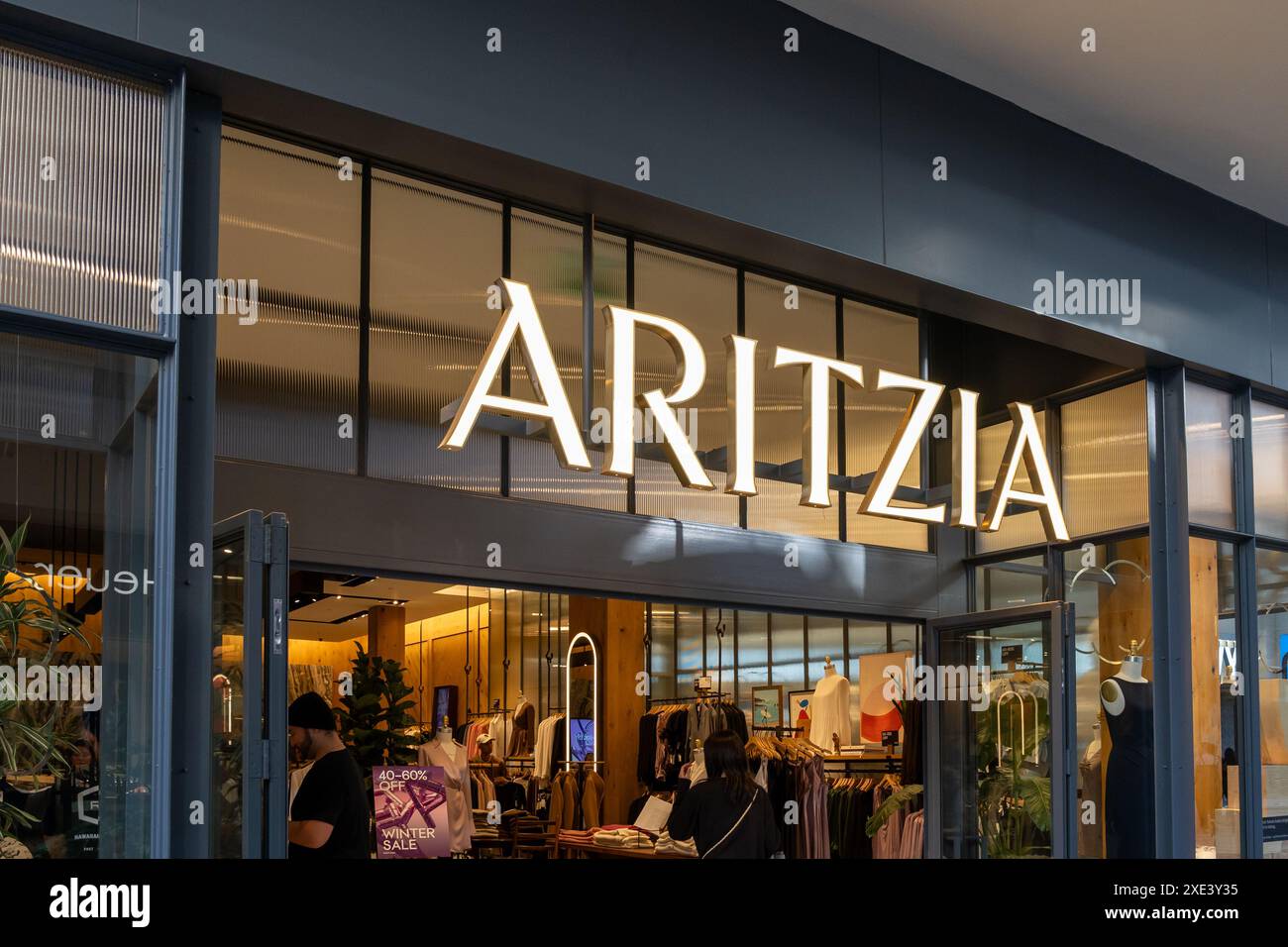 Honolulu, HI, USA - January 14, 2024: An Aritzia store in a shopping ...