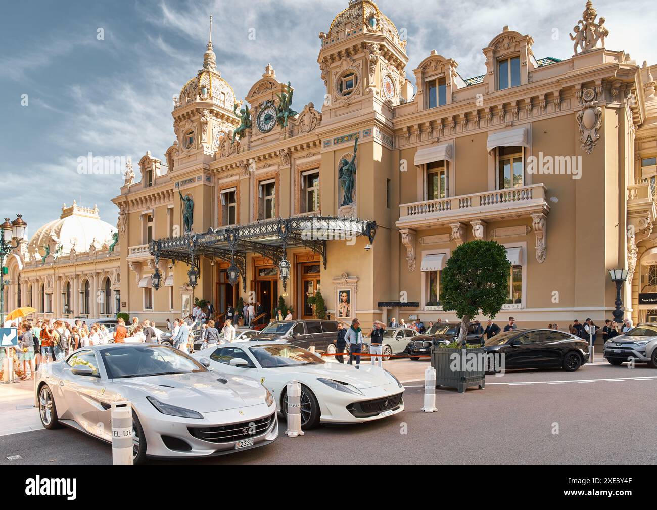 Monaco, Monte-Carlo, 29 September 2022 - Famous square Casino Monte ...