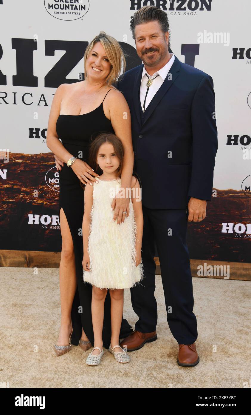 LOS ANGELES, CALIFORNIA - JUNE 24: Glenn Kleczkowski (R) and family ...