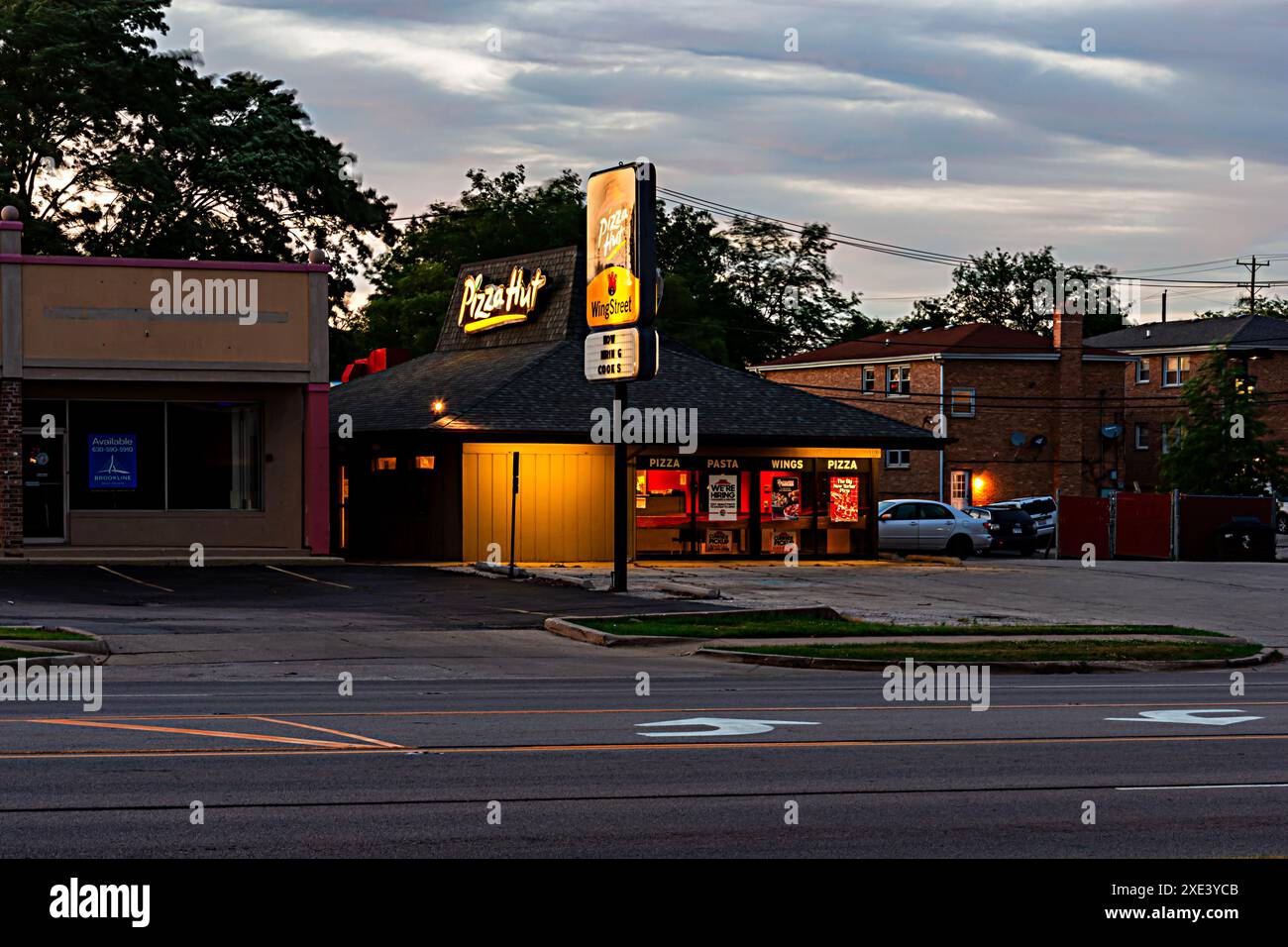 Lombard, IL, United States - June 18, 2024: Old school (old design ...