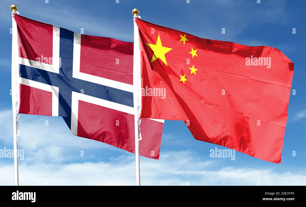 Chinese german flag hi-res stock photography and images - Alamy