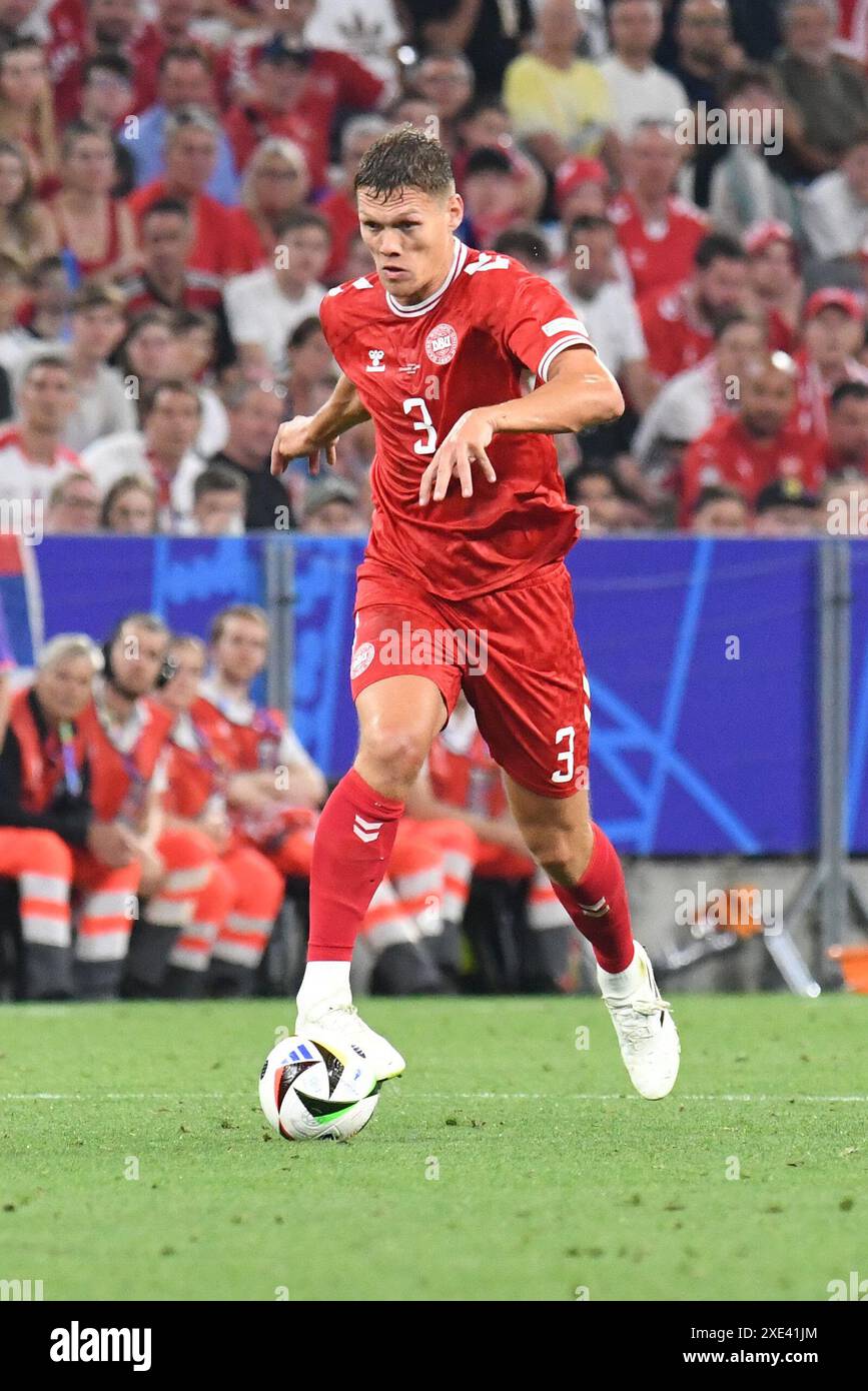 MUNICH, GERMANY - JUNE 25: Jannik Vestergaard of Denmark during the ...