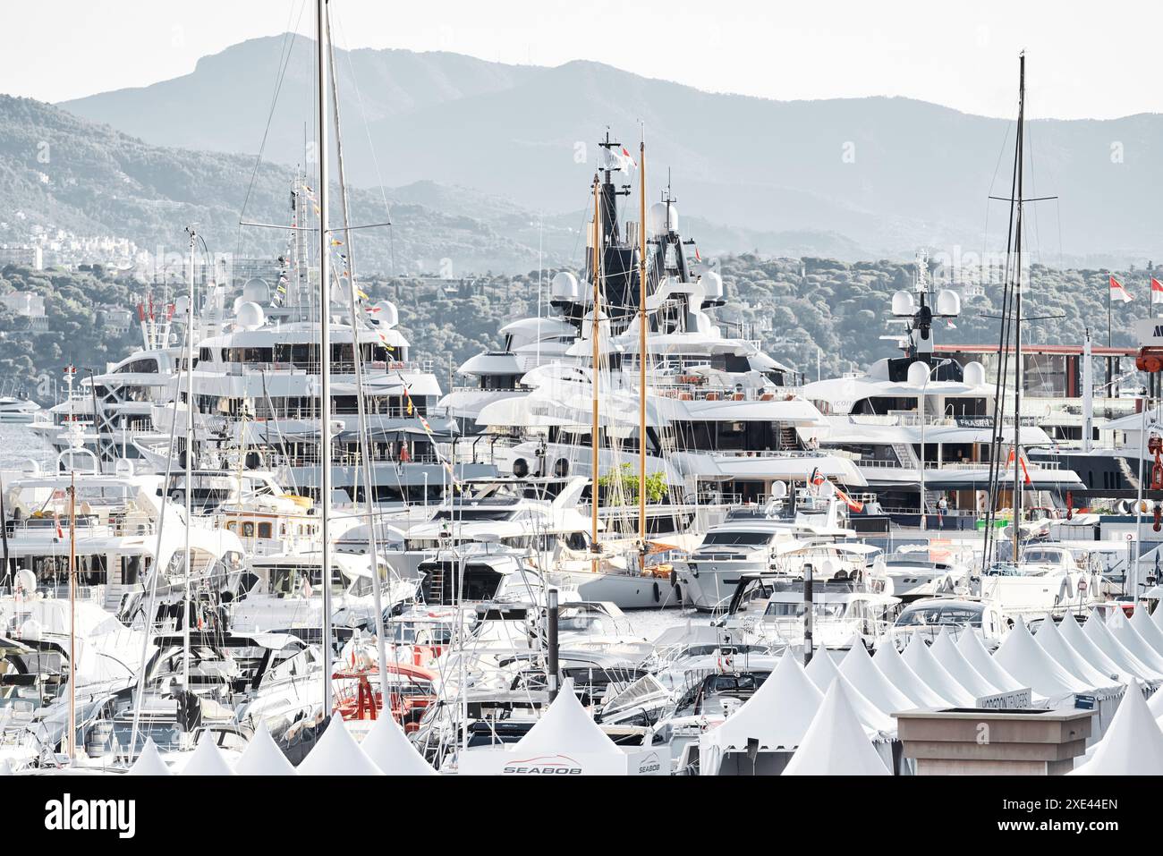 Monaco, Monte Carlo, 01 October 2022 - The famous motorboat exhibition ...