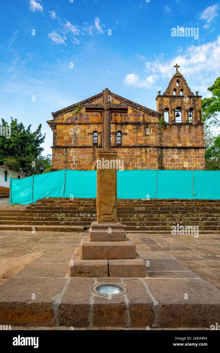 Santa Barbara Chapel - Capilla de Santa Barbara, Barichara, Colombia ...