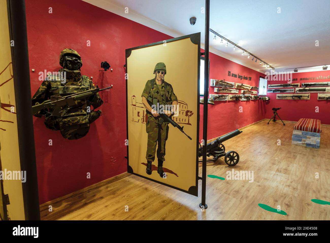 sala siglo XX, Museo Militar de Menorca, antiguo cuartel de Cala Corb ...