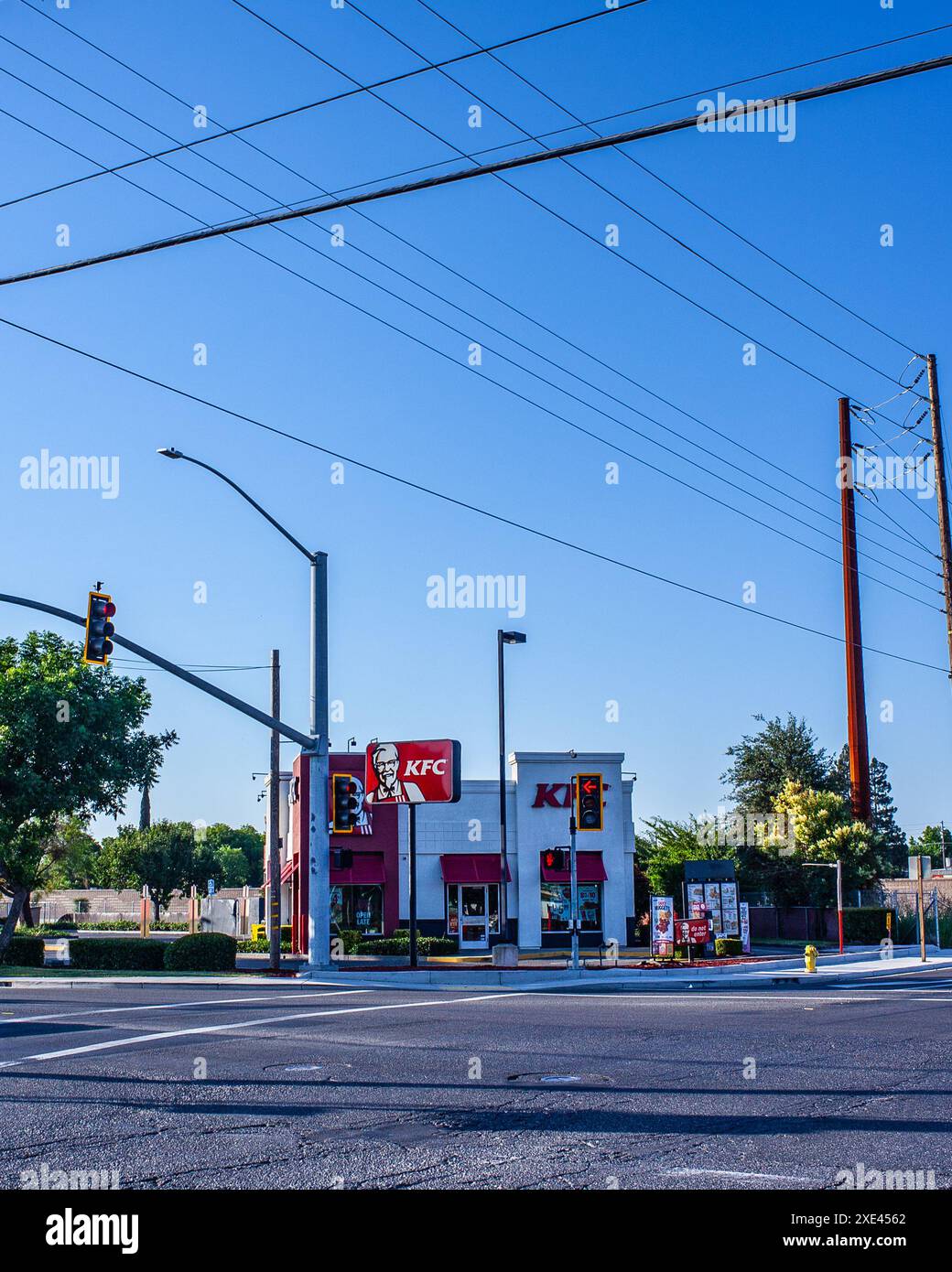 A KFC chicken store in Modesto California USA Stock Photo - Alamy