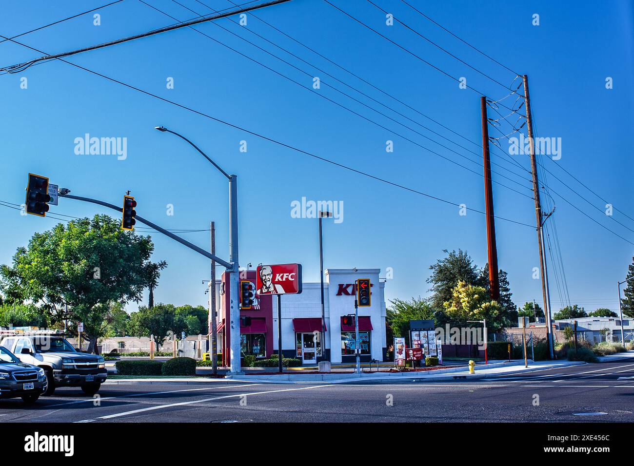 A KFC chicken store in Modesto California USA Stock Photo - Alamy