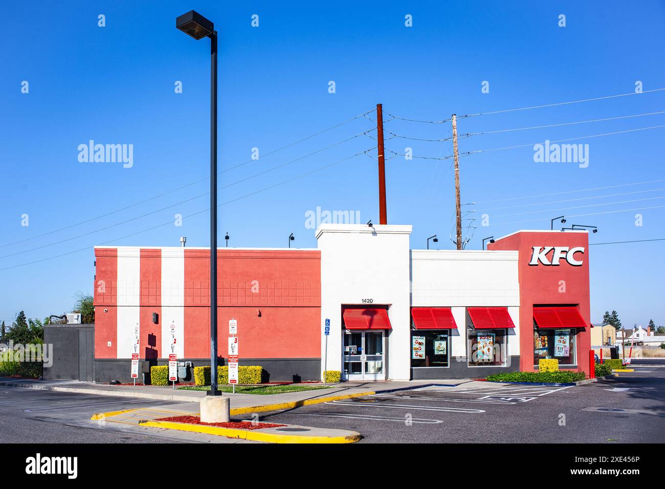 A KFC chicken store in Modesto California USA Stock Photo - Alamy