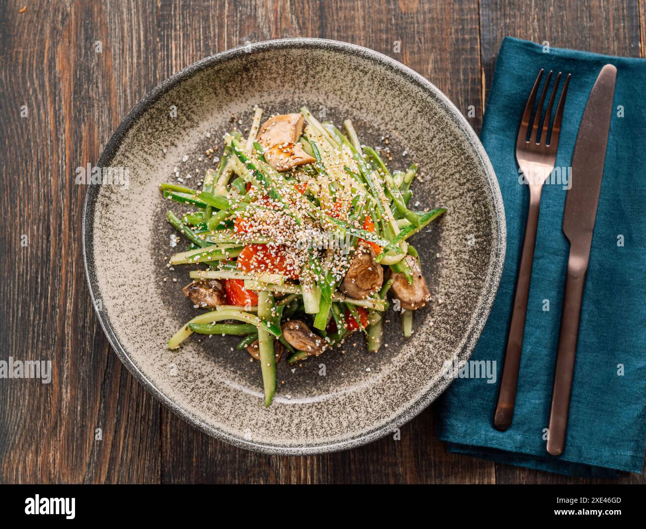 Thai salad marinated pork hi-res stock photography and images - Alamy