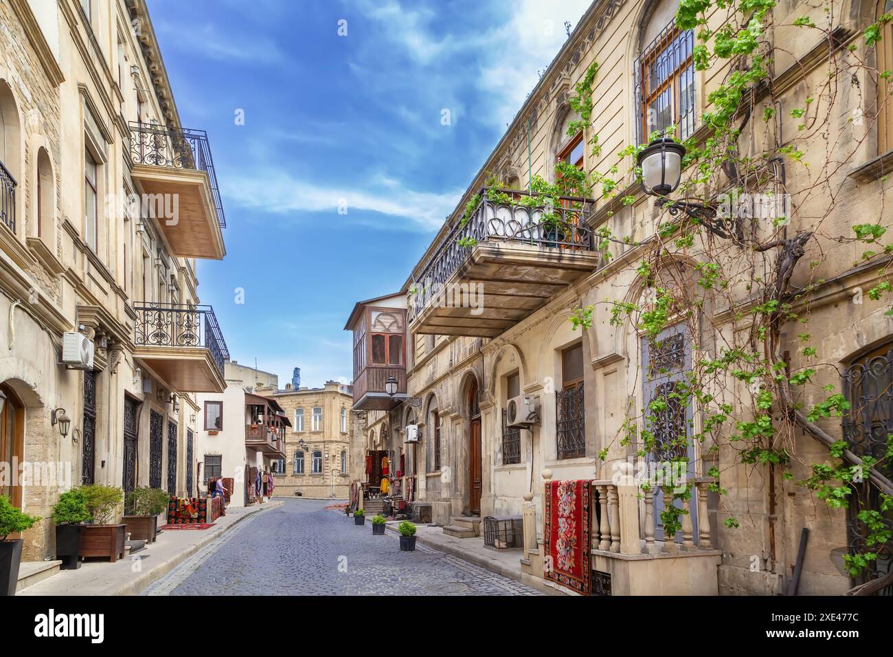 Street in Old City Baku, Azerbaijan Stock Photo - Alamy