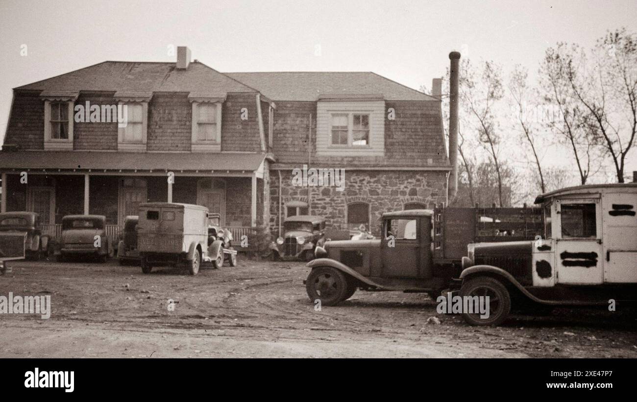 The George Inness House in Perth Amboy, New Jersey. Home of artist ...