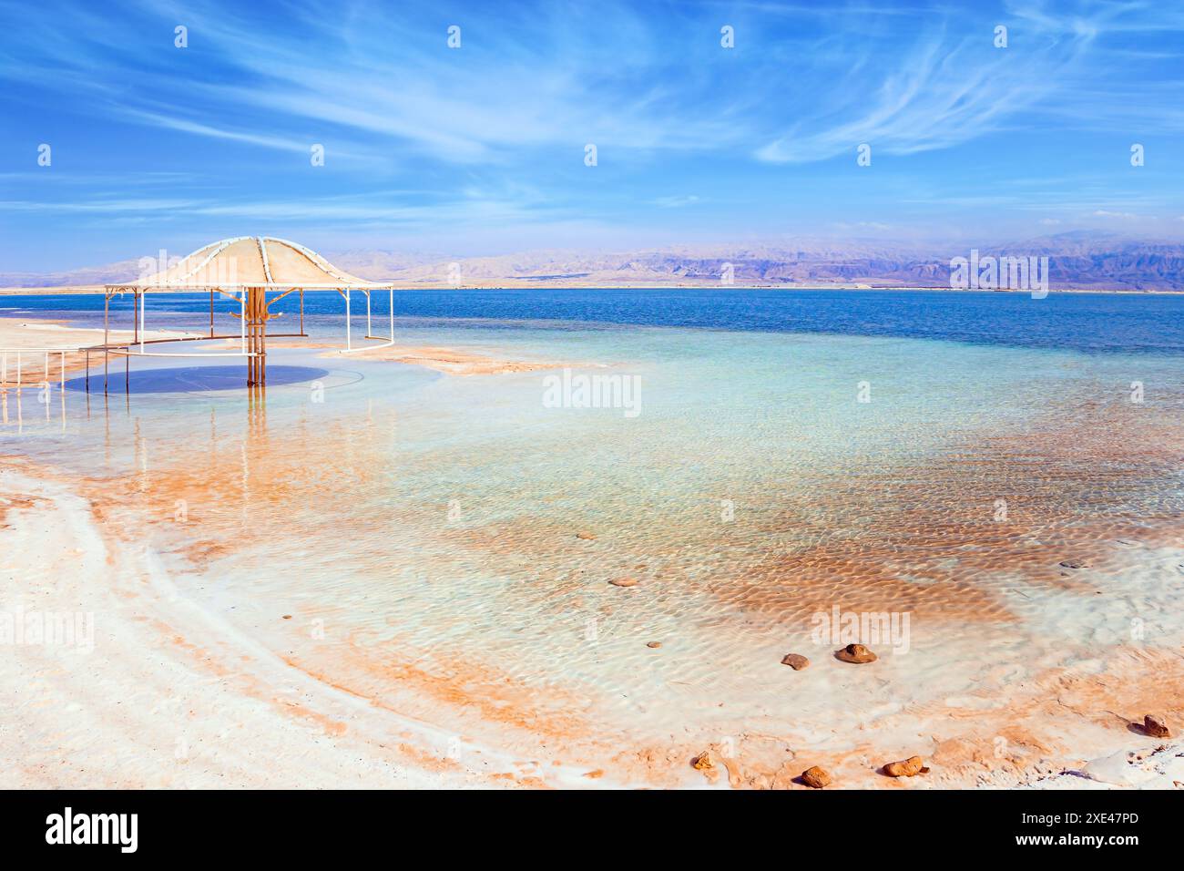 Dead sea tourist salt hi-res stock photography and images - Alamy