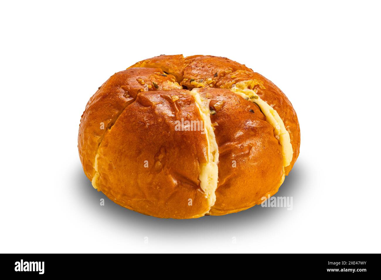 Fresh homemade korean cream cheese galic bread Stock Photo - Alamy