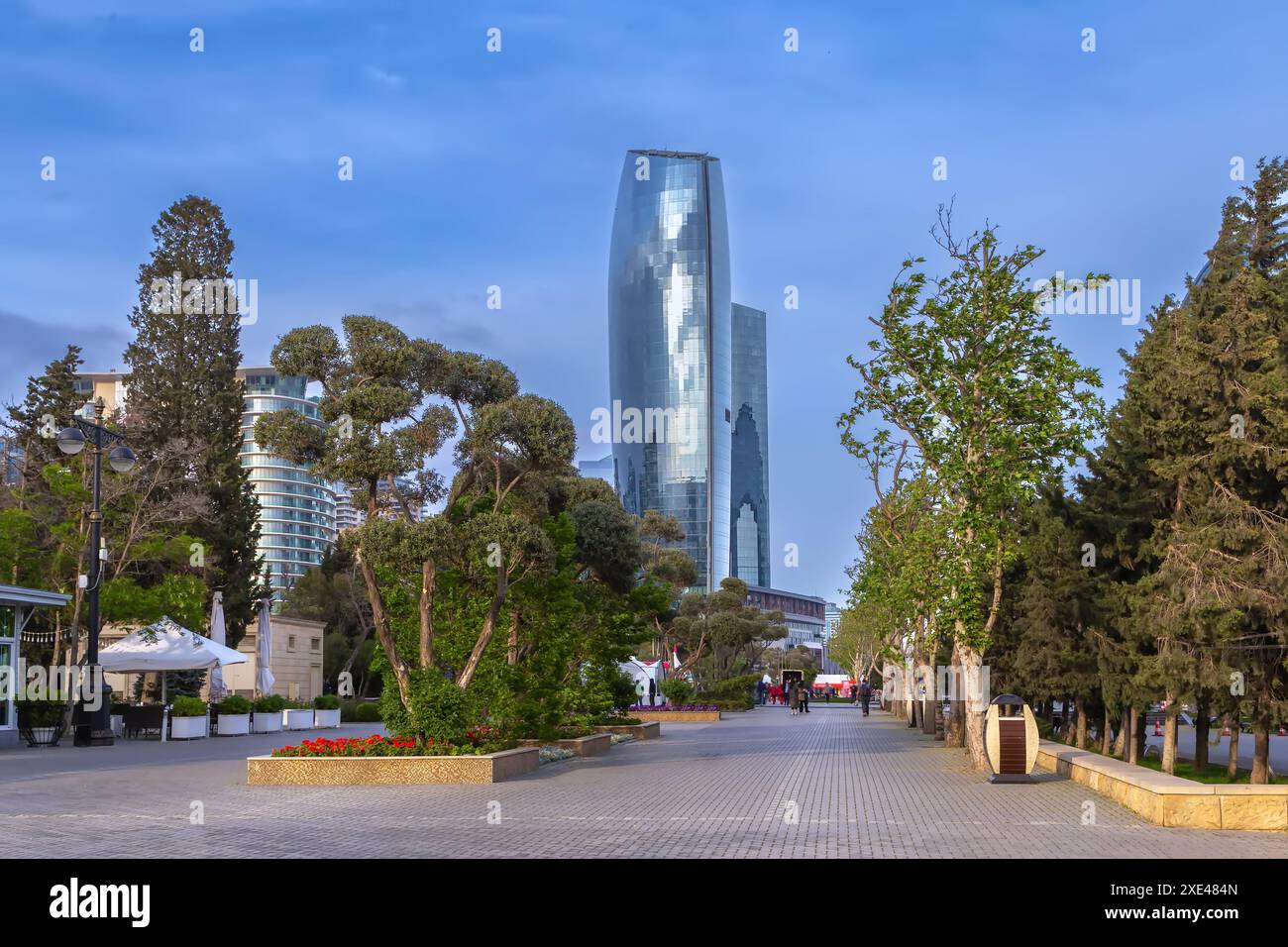 Baku Boulevard, Azerbaijan Stock Photo - Alamy