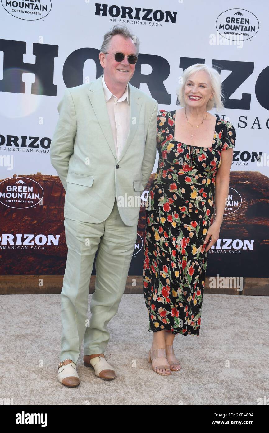 Los Angeles, California, USA 24th June 2024 James Lancaster and Actress ...