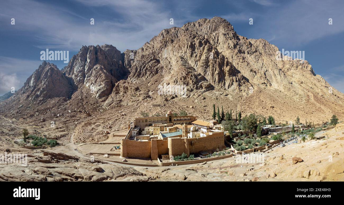 Saint Catherine's Monastery. Sacred Monastery of the God Trodden Mount ...