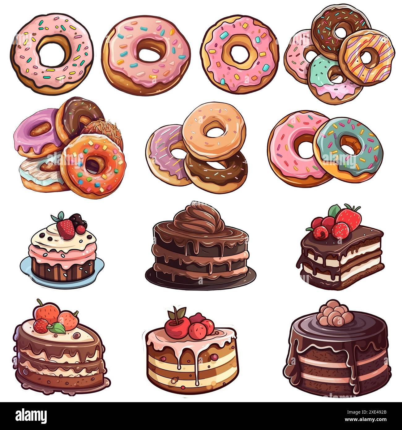 Cupcake cream milk icon Cut Out Stock Images & Pictures - Alamy