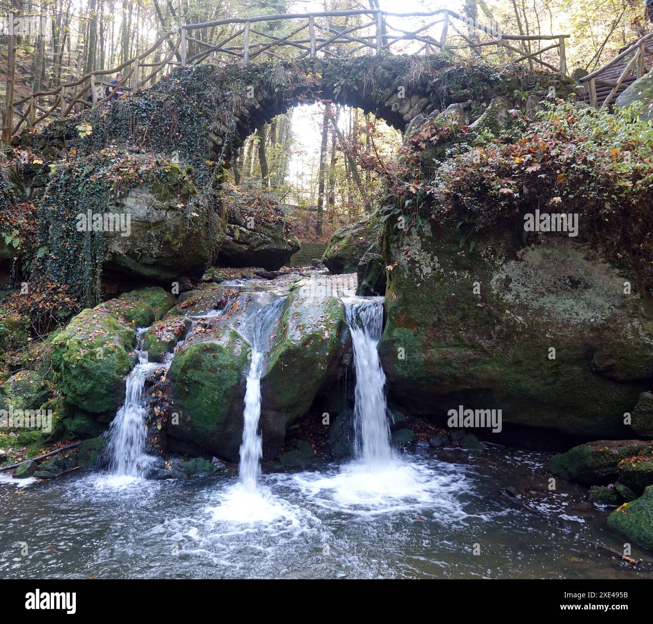 Schiessentu Temple in Luxembourg Stock Photo - Alamy