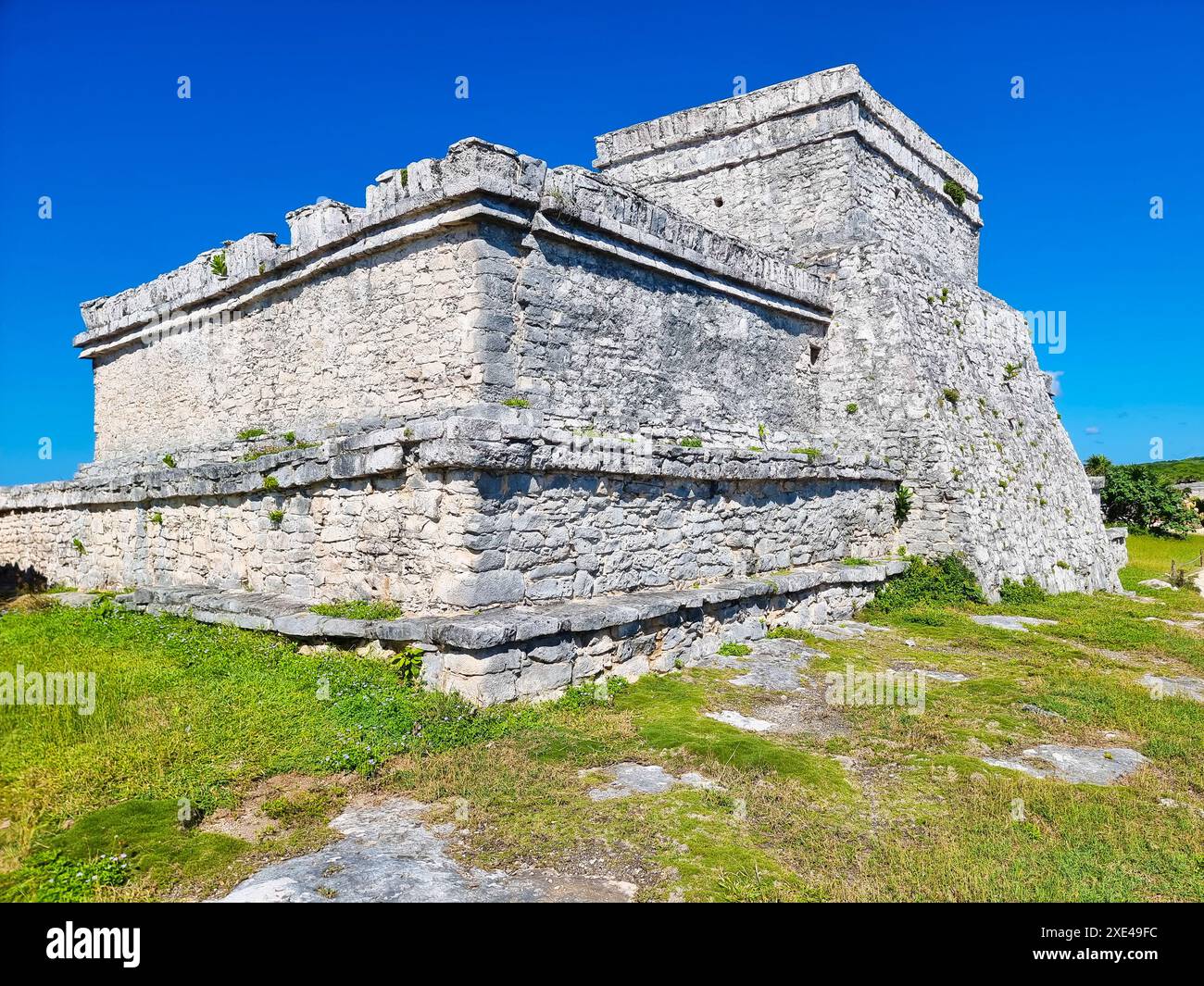 Mexico, Tulum, rear view of the temple of the wind god Stock Photo - Alamy