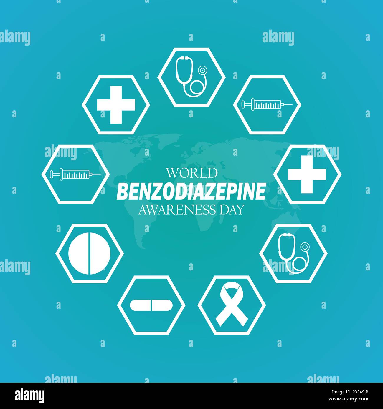 World Benzodiazepine Awareness Day. Holiday concept. Template for ...