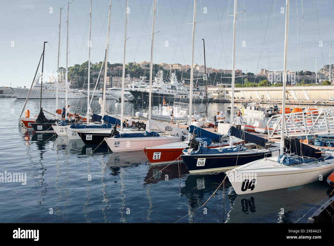 Monaco, Monte-Carlo, 25 October 2022: teams is waiting race, port ...