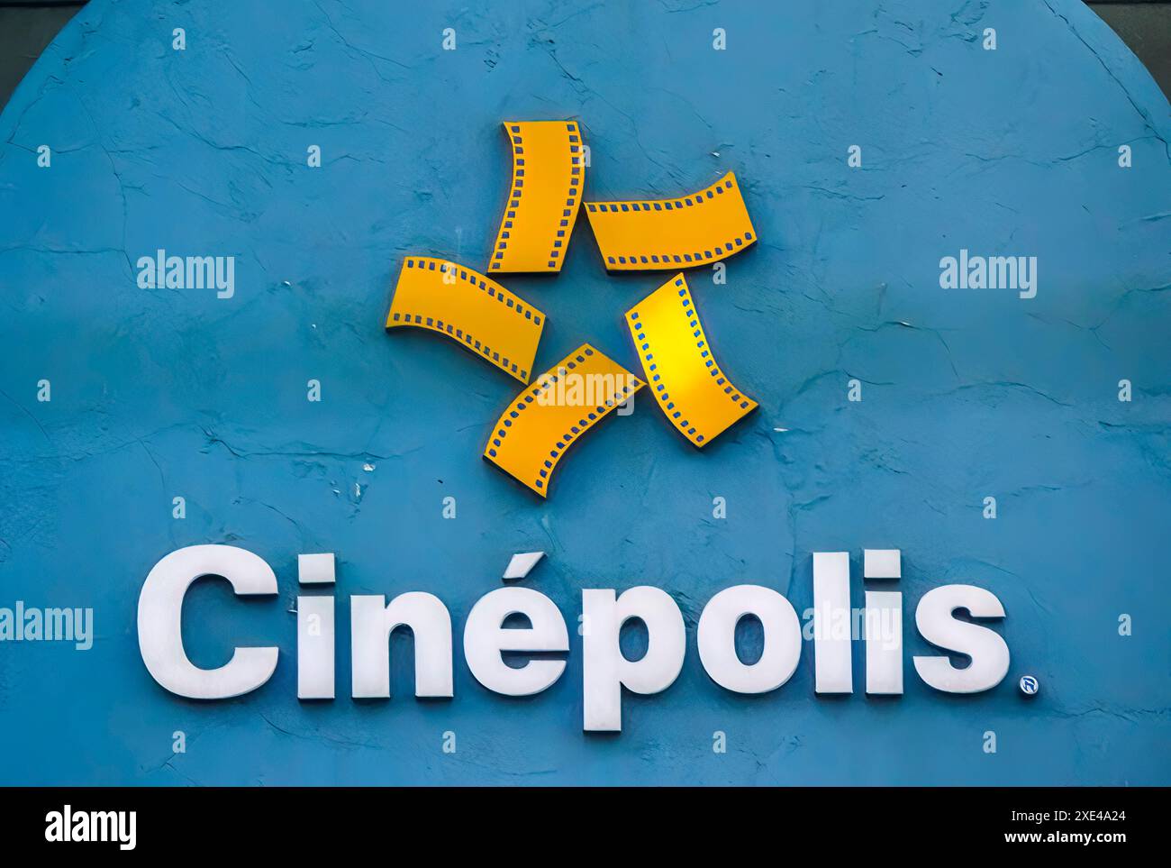 Mexico City, Mexico. Jan 11, 2024. CinÃ©polis logo, a Mexican and ...