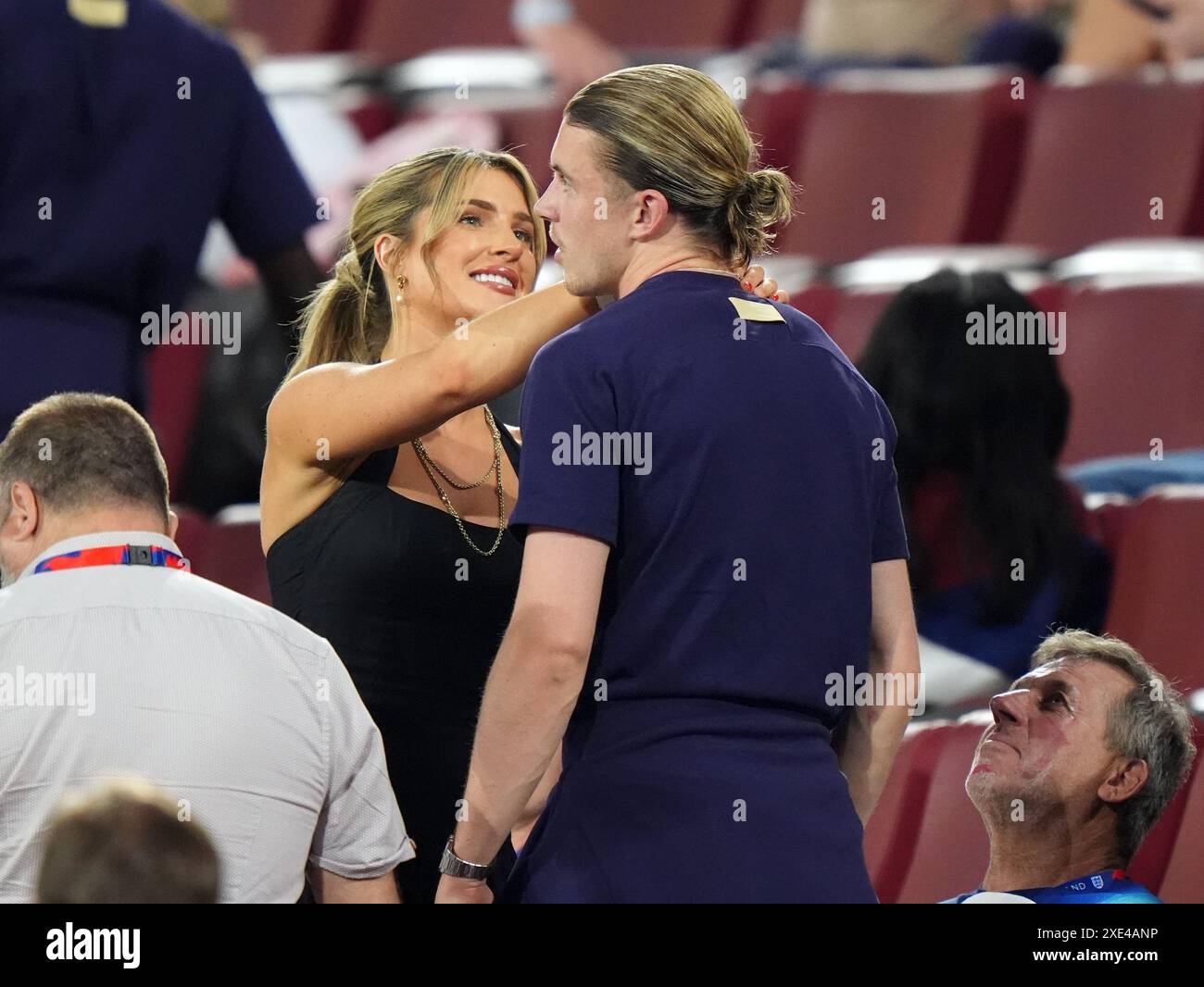 England's Conor Gallagher with partner Aine May Kennedy following the ...