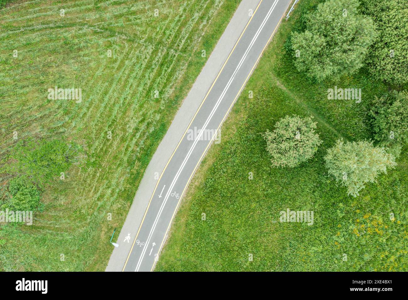 Flying through country road pavement hi-res stock photography and ...