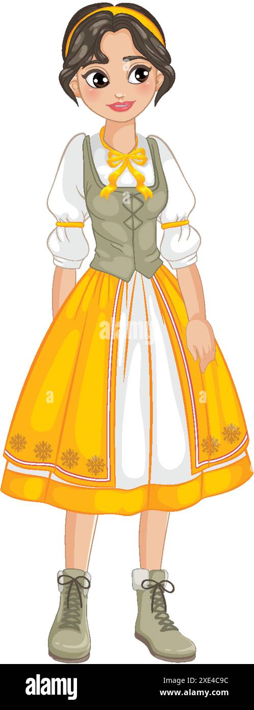 Historical dress, woman Stock Vector Images - Alamy