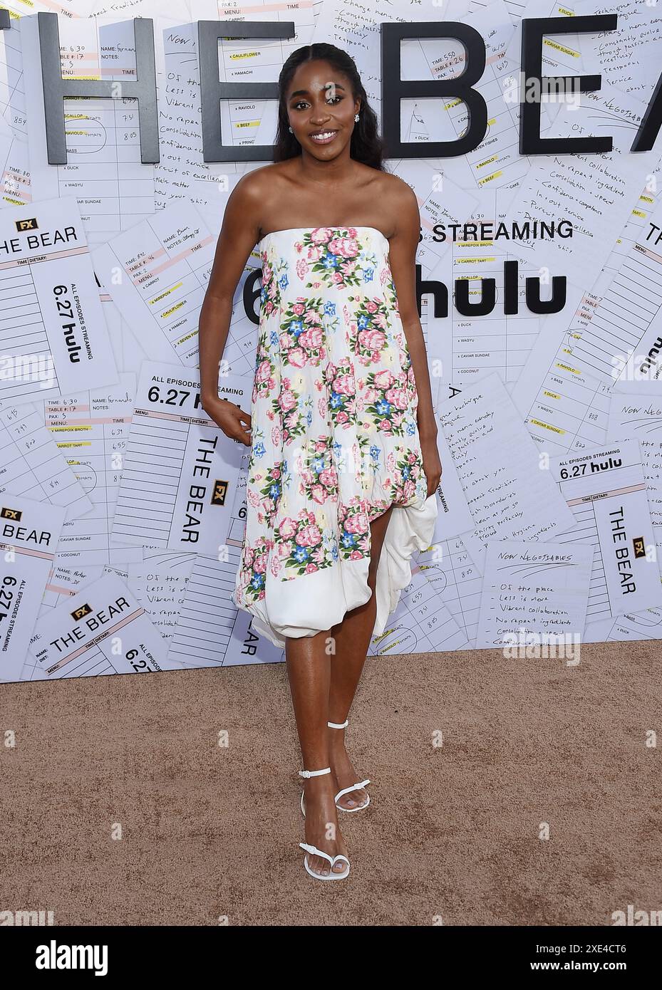 Hollywood, USA. 25th June, 2024. Ayo Edebiri arriving to FX's “The Bear ...