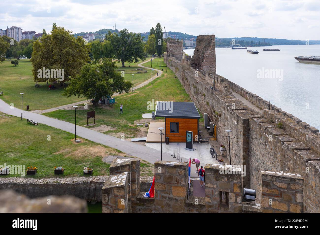 Smederevo, Serbia fortress is a medieval fortified city Stock Photo - Alamy