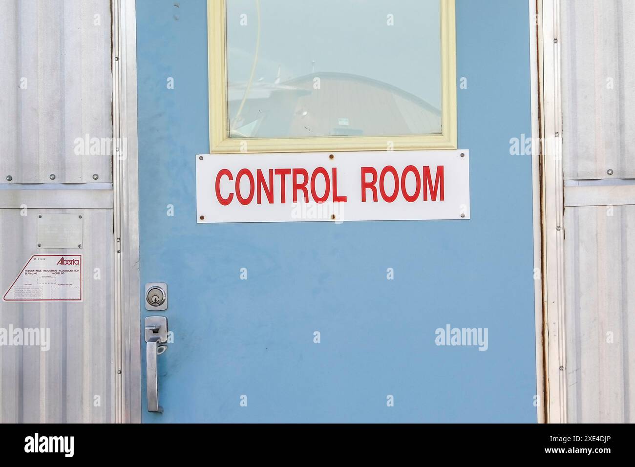 Calgary, Alberta, Canada. Jan 19, 2024. A Control Room sign on an ...