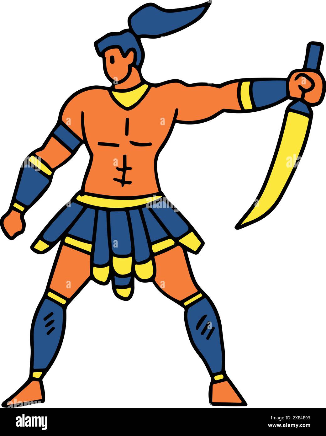 Cartoon man in armour Stock Vector Images - Alamy