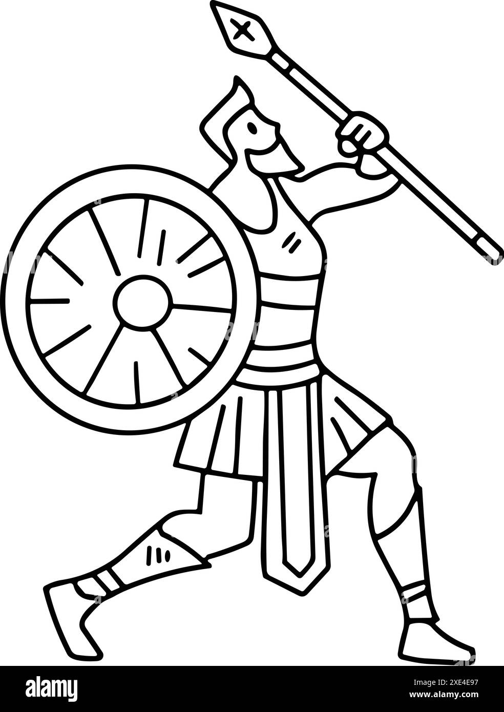 Vertical warriors Stock Vector Images - Alamy